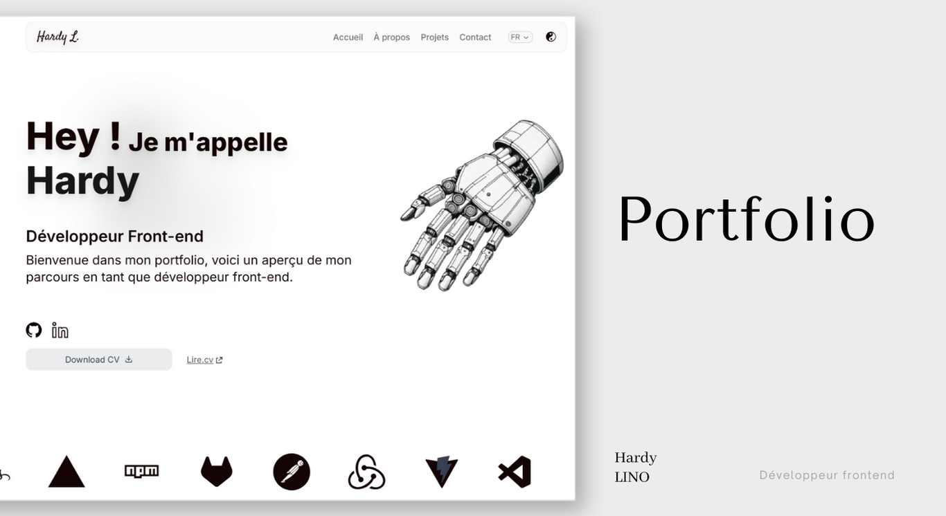 Hardy Lino . Frontend Developer